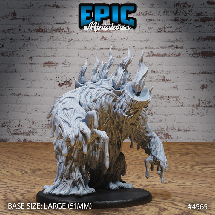 3D Printable Candle Wax Golem Set / Magical Creature / Giant Formless Beast / Evil Humanoid ...